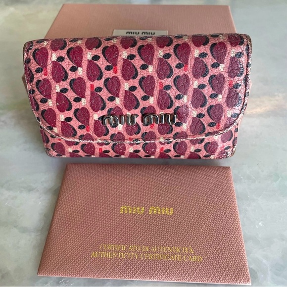Miu Miu | Accessories | Miu Miu 6 Keys Hooks Box Authenticity Card ...